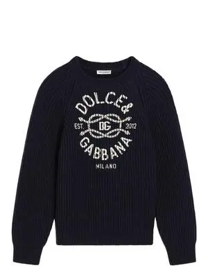Dolce & Gabbana Virgin Wool Pullover - Blue