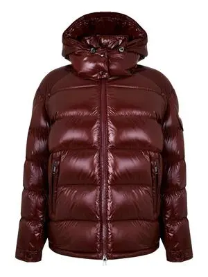 Moncler Moncler Horizontal Quilted Down Jacket With Hood No