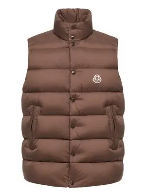 Moncler Tibb Down Vest - Brown