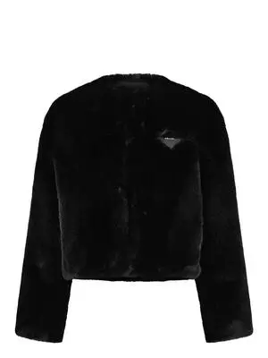 Prada Fur Jacket - Black