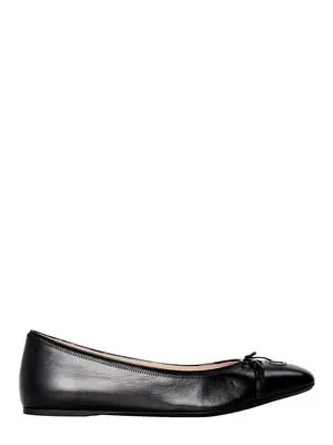 Valentino Garavani Vlogo Ballerina Flats - Black