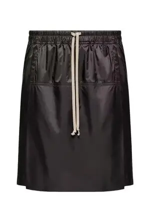Moncler Rick Owens Kilt Shorts Skort - Black
