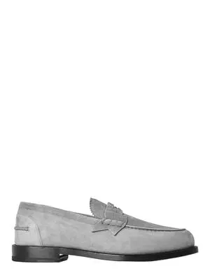 CHRISTIAN LOUBOUTIN Christian Louboutin Suede Loafers Gray