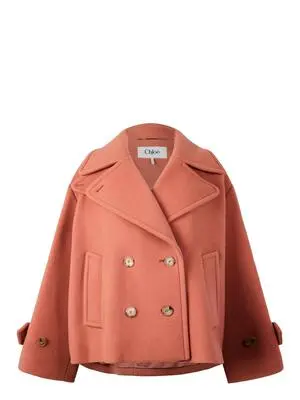 Chloé Chloe MA96 Pea Coat Red