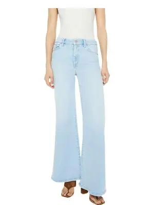 MOTHER High-rise Wide-leg Jeans - Blue