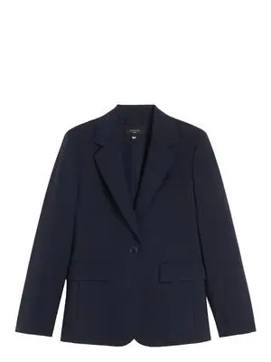 MAX MARA Weekend Max Mara Lamine Single-Breasted Tailored Blazer
