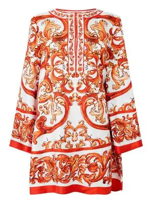 DOLCE & GABBANA Dolce & Gabbana Tunic Dress With Baroque Print