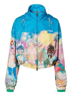 Fendi Fendi Fantastic Fendi Future Collaboration Windbreaker Jacket Polychromatic