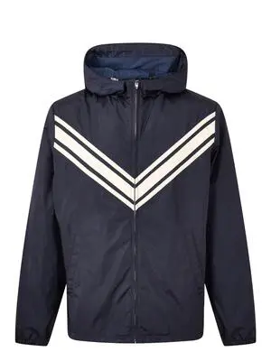 Valentino Garavani Hooded Windproof Windbreaker Jacket - Black