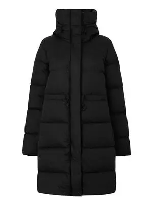 Canada Goose Long Hooded Down Puffer Coat - No