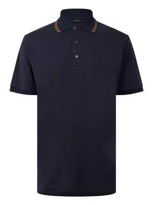 Gucci Short-sleeve Polo Shirt - Blue