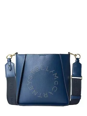 Stella McCartney Shoulder Bag With Gold Tone Embellishments - Blue