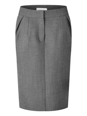 MAGDA BUTRYM Magda Butrym Fine Check High-Waisted Pencil Skirt