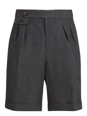 Brunello Cucinelli Double-pleat Shorts - Black