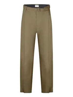 Saint Laurent Straight Leg Trousers - Brown