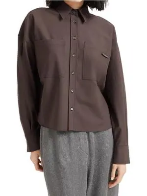 BRUNELLO CUCINELLI Brunello Cucinelli Embellished Button-Up Shirt