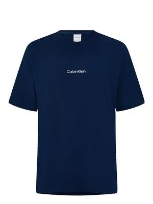 Calvin Klein Crew Neck Casual T-shirt Blue