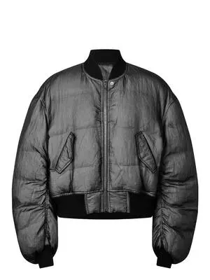 RICK OWENS Rick Owens Short Quilted Padded Bomber Jacket