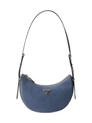 Prada Small Nubuck Leather Bag - Aviation Blue