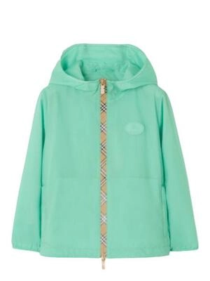 BURBERRY Burberry Checker-Tape Hooded Jacket