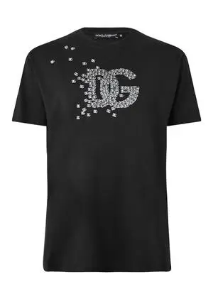 DOLCE & GABBANA Black Crewneck Tee