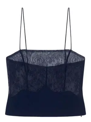 IRO PARIS Iro Lace-Paneled Sleeveless Top