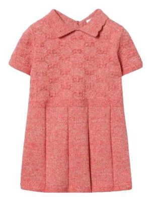 Gucci Baby Gg Cotton Dress - Red