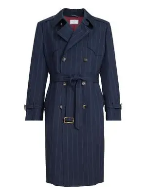 BRUNELLO CUCINELLI Brunello Cucinelli Striped Trench Coat