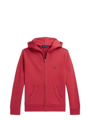 Polo Ralph Lauren Polo Ralph Lauren Logo-Embroidered Zip-Up Hoodie Red