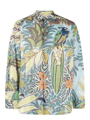 ETRO Botanical-print Cotton Shirt
