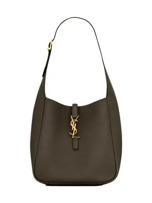Saint Laurent Saint Laurent Le 5 À 7 Supple Small Grained Leather Shoulder Bag Brown