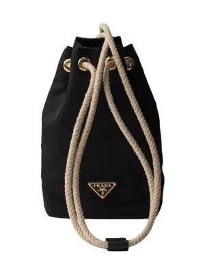 Prada Prada Drawstring Clutch Black