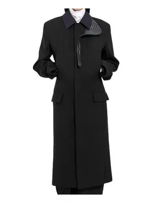 Bottega Veneta Wool And Mohair Coat - Black