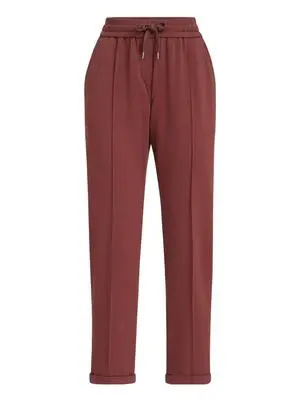 Brunello Cucinelli Brunello Cucinelli Drawstring Track Pants Red