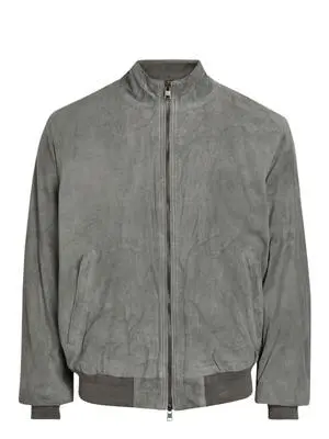 Polo Ralph Lauren Polo Ralph Lauren Suede Bomber Jacket Gray