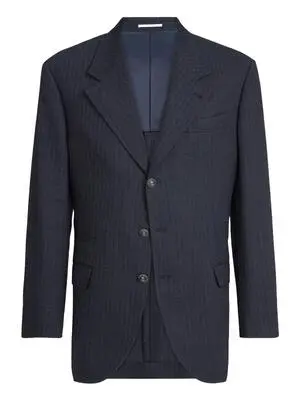 Brunello Cucinelli Long-sleeves Blazer - Black