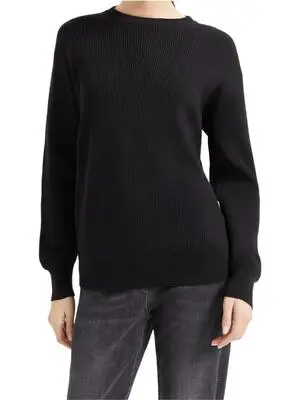 BRUNELLO CUCINELLI Brunello Cucinelli Cotton Ribbed Crew Neck Sweater