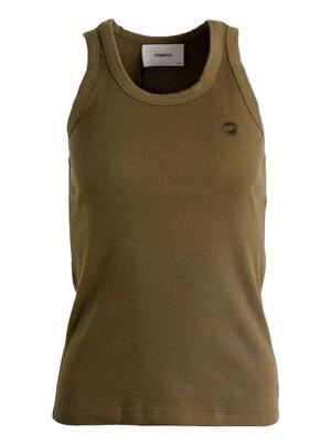 Coperni Ribbed Knit Tank Top - Green