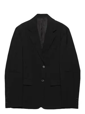 Prada Single-breasted Tailored Blazer - Black