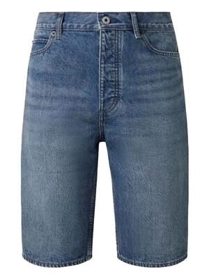 Hugo Boss Denim Shorts With Belt Loops - Blue