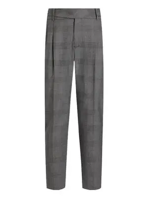 Dolce & Gabbana Plaid Tailored Trousers - Gray