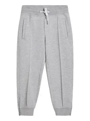 Brunello Cucinelli Zip-detail Pleated Track Pants - Gray