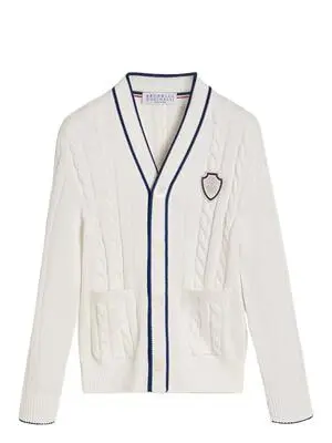 BRUNELLO CUCINELLI Brunello Cucinelli Cotton Cable Knit Cardigan