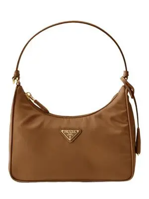 Prada Prada Re-Edition 2005 Re-Nylon And Saffiano Mini Bag Brown