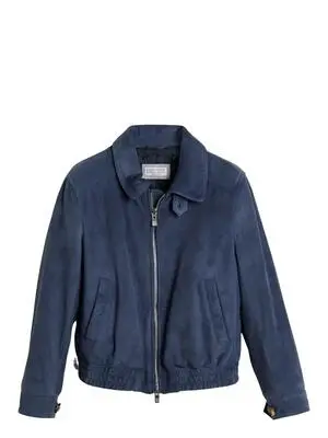 BRUNELLO CUCINELLI Brunello Cucinelli Suede Bomber Jacket