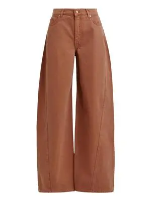 Essentiel Antwerp Tubular Wide-leg Jeans - Brown