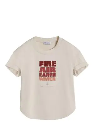 BRUNELLO CUCINELLI Brunello Cucinelli Printed Cotton T-Shirt