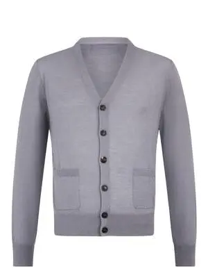Dsquared2 V-neck Pocket Cardigan - Grey