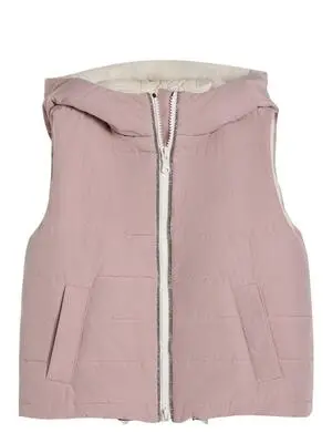 Brunello Cucinelli Sleeveless Padded Gilet - Nude