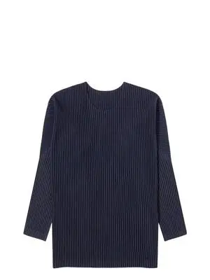 Issey Miyake Pleated Sweatshirt - Black